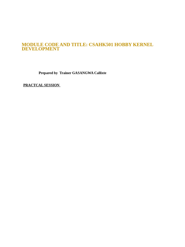 Hbk Practical | PDF | Software Engineering | Computing Platforms