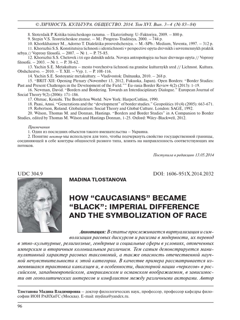 Racial Symbolization in Modernity | PDF | Russian Empire | Racism