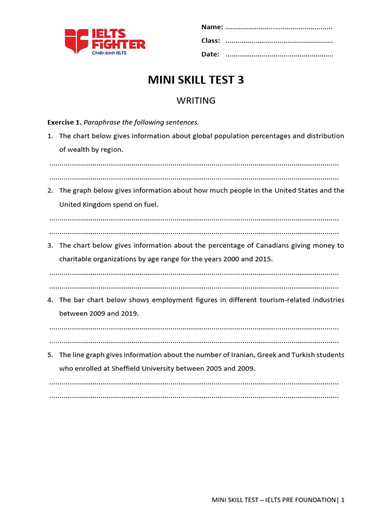 MINI SKILL TEST 3 | PDF | Economies