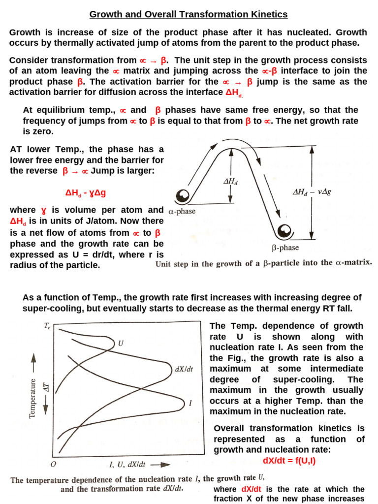 9 Growth Kinetics | PDF | Steel | Mechanical Engineering