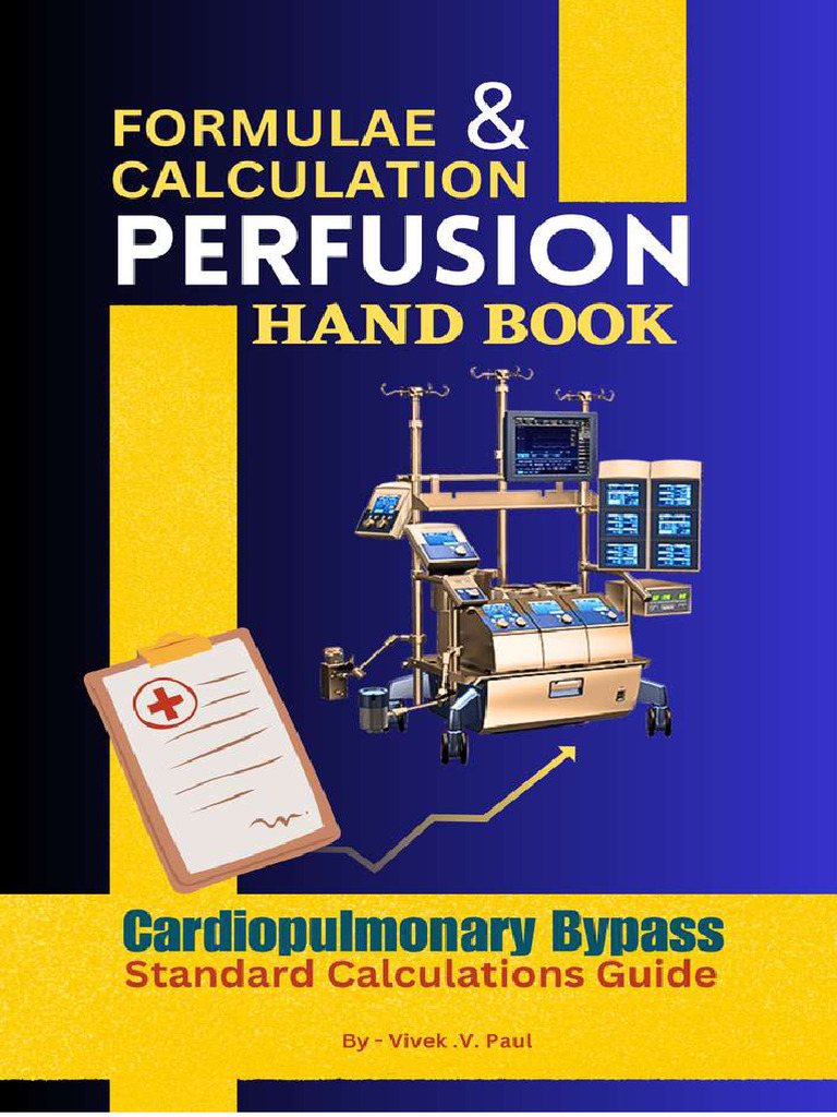 Essential Calculations for Perfusionists | PDF | Medical Specialties ...