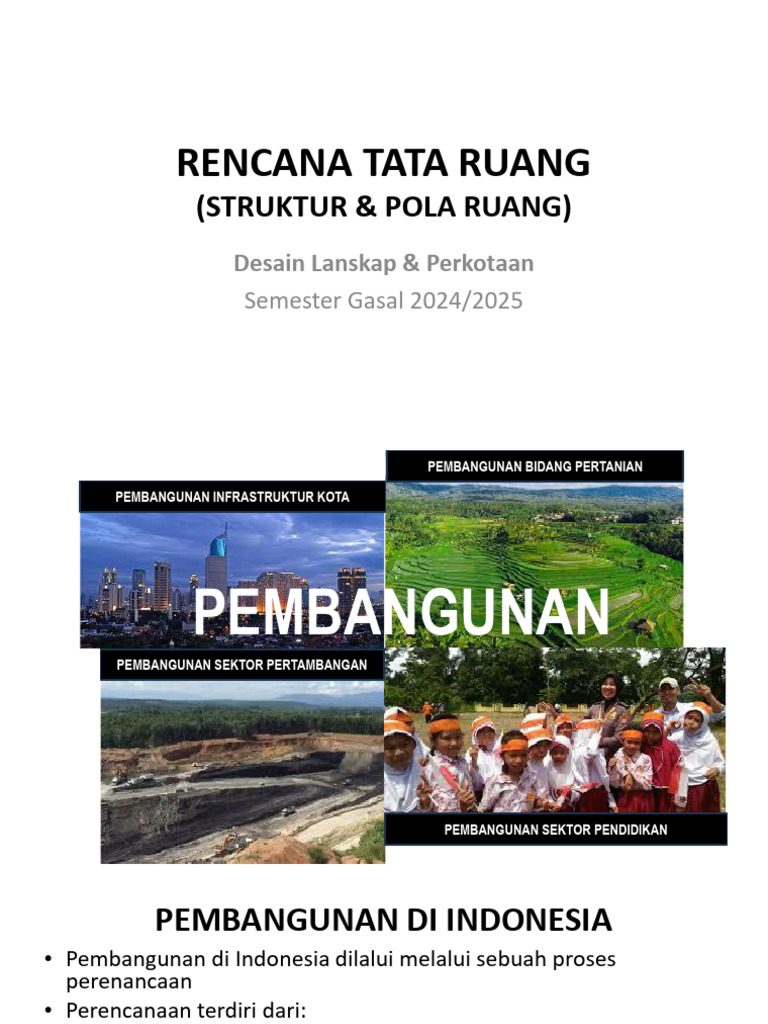 03 Rencana Tata Ruang | PDF