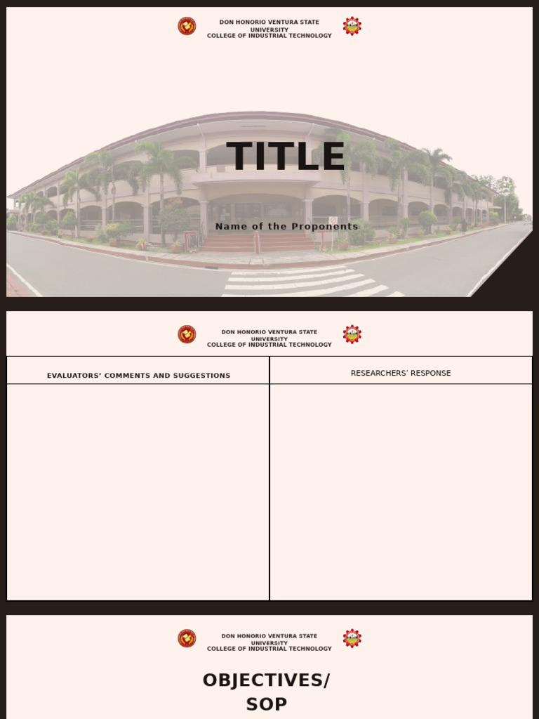 Research Overview: Don Honorio Ventura University | PDF