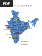 Ultratech Cement Plant Locations in India | PDF
