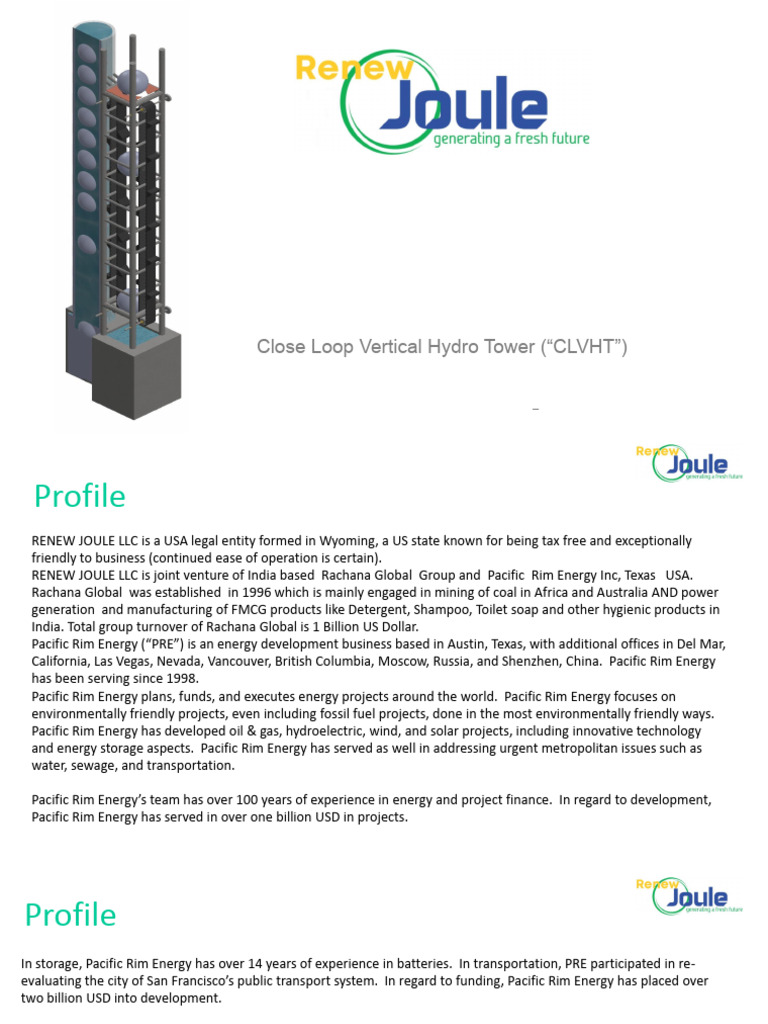 ReNew Joule Presentation With Graph | PDF | Buoyancy | Density