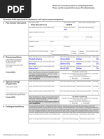 Sun Life Enrolment and Change Form (EN) | PDF | Life Insurance | Trustee