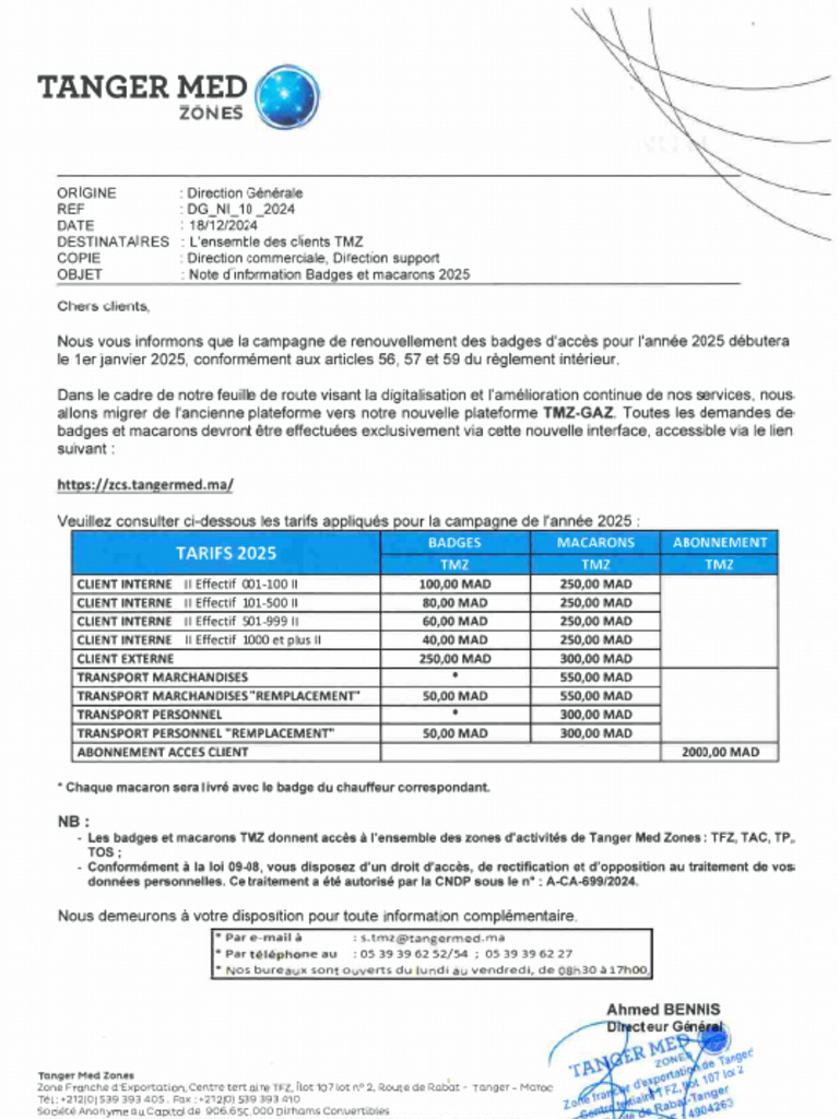 Note D'information Badges Et Macaron 2025 - DG - NI - 10 - 2024 VF | PDF