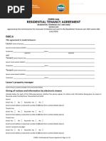 RTA General Tenancy Agreement Form18a | PDF | Lease | Leasehold Estate