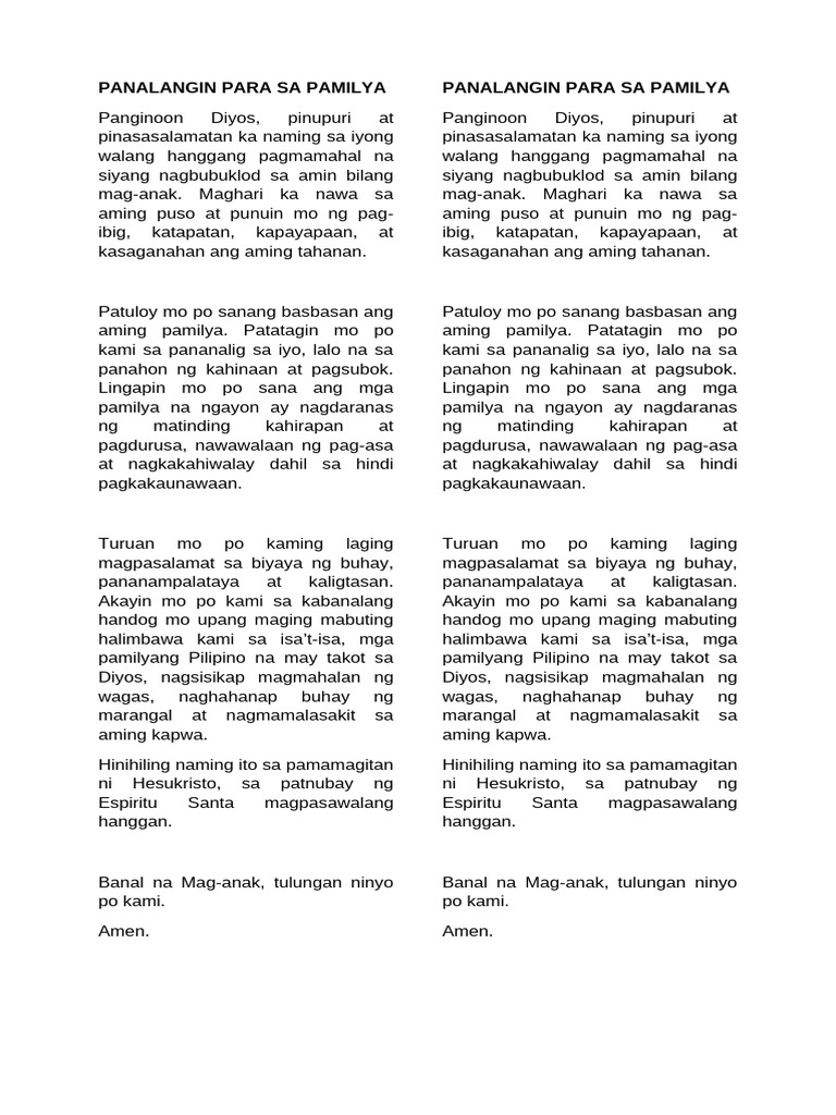 Panalangin | PDF