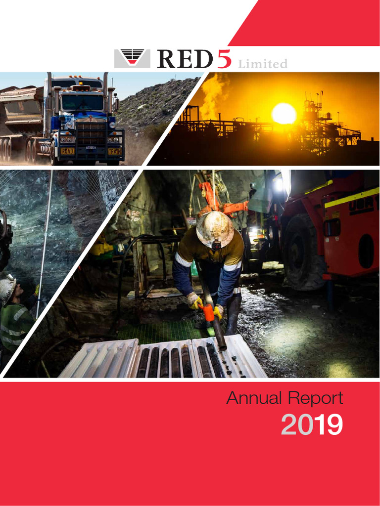 Red 5 Limited 2019 Annual Report | PDF | Mining | Gold Mining