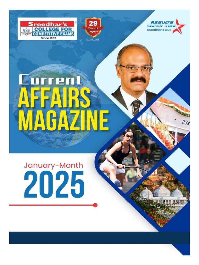JANUARY MONTHLY CURRENT AFFAIRS - (ENGLISH) | PDF
