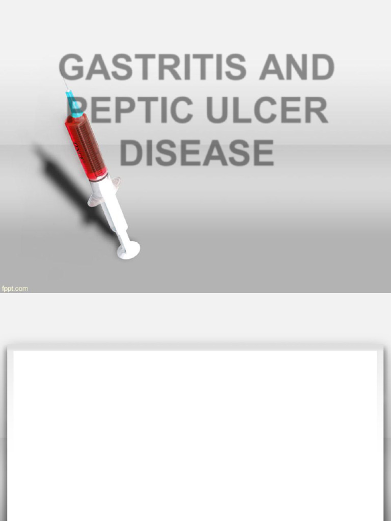 Gastritis and Peptic Ulcer Disease | PDF | Stomach | Vomiting