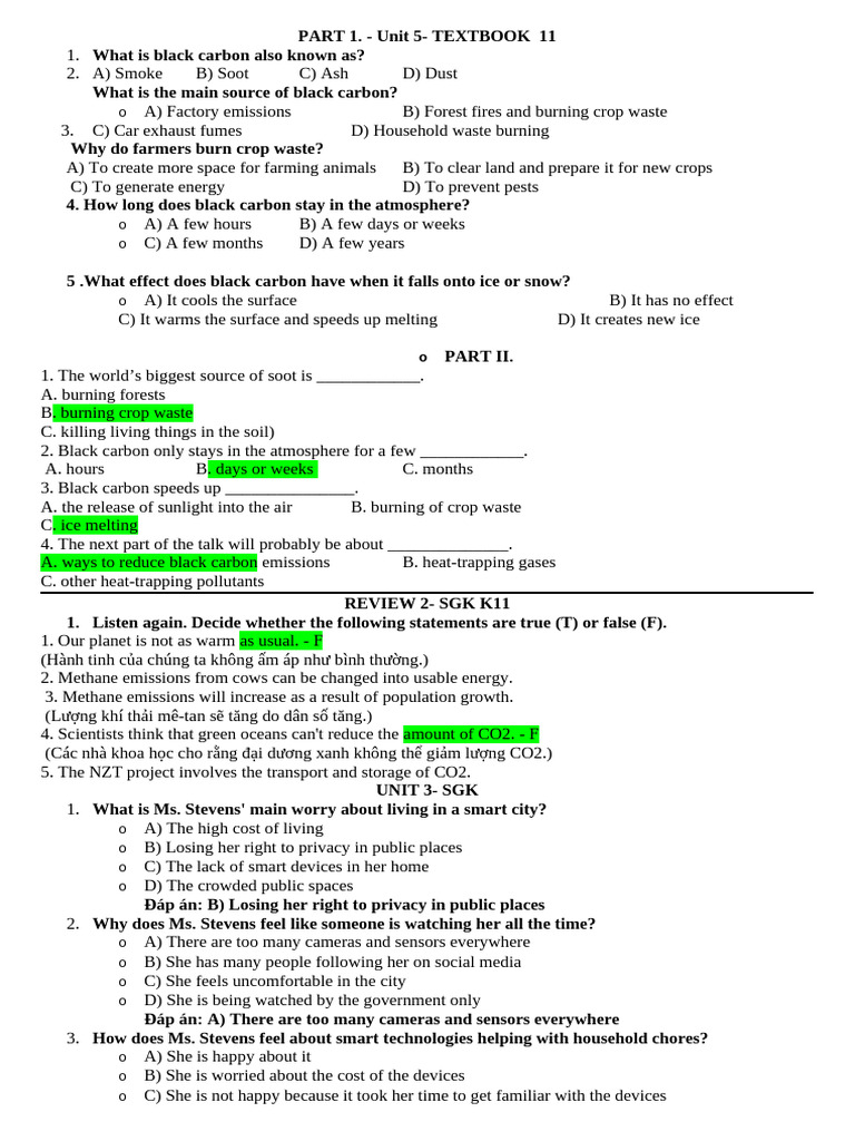 11A8- KEY-LISTEN- REVIEW- 21-12- KEY | PDF | Cost Of Living | Sustainability