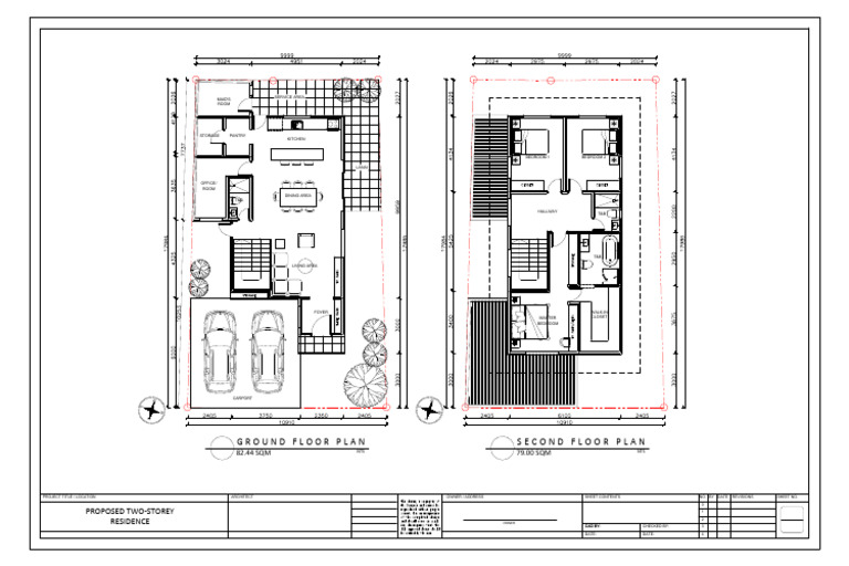 Sanchez Res - Plans 1 | PDF | Room | Home