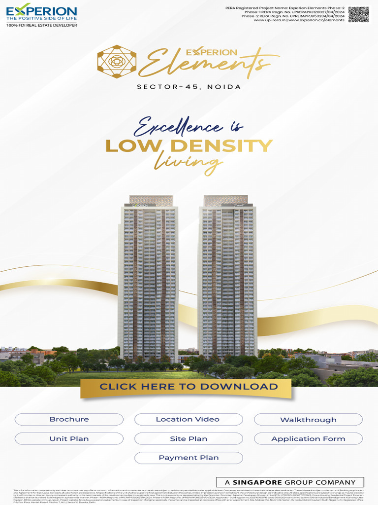 Experion Elements Phase 2 Sales Kit | PDF