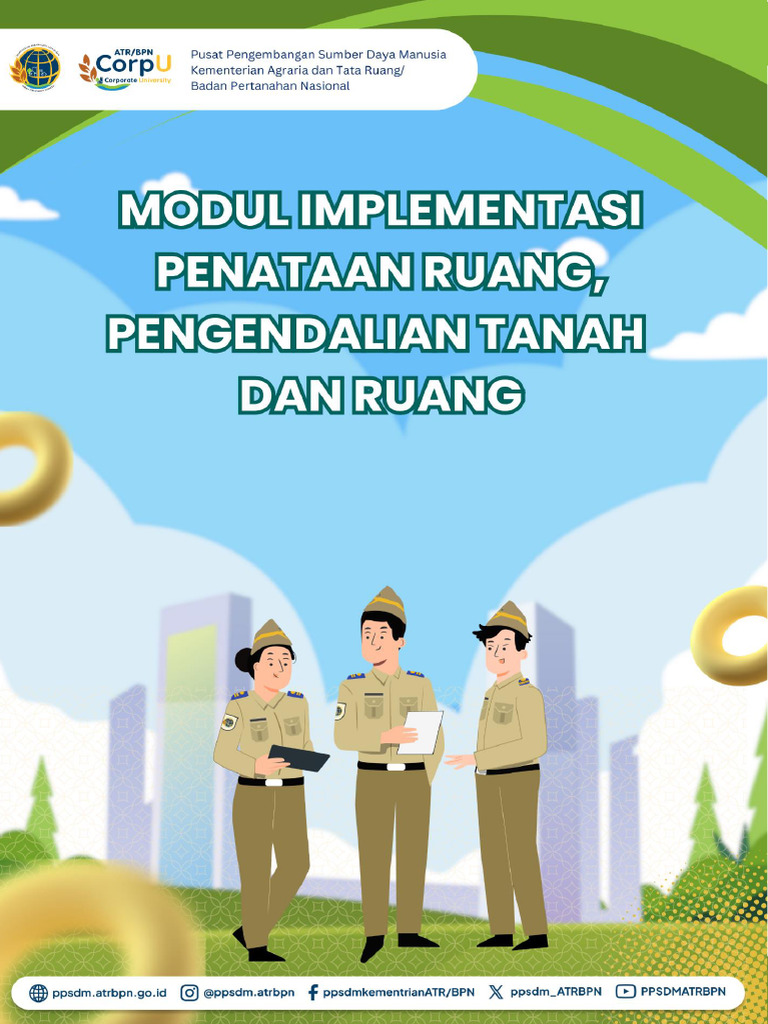 Modul Implementasi Penataan Ruang, Pengendalian Tanah Dan Ruang | PDF