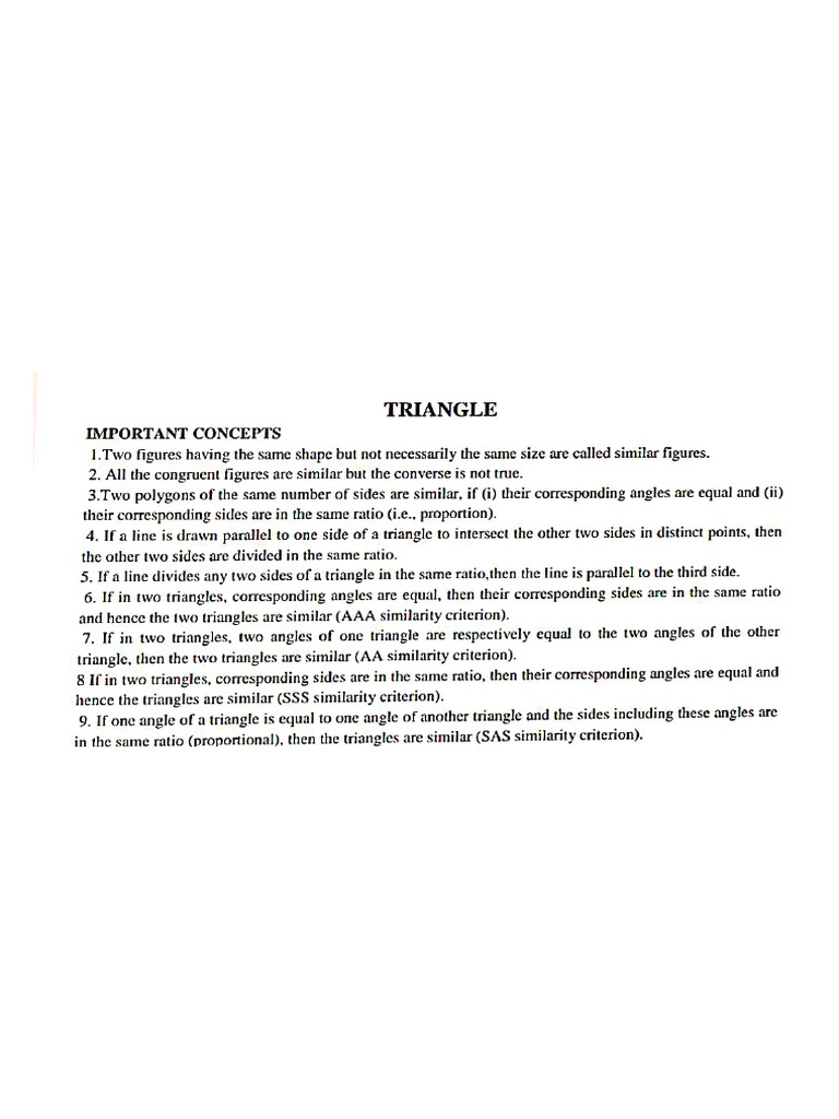 Grade10 - Triangles | PDF