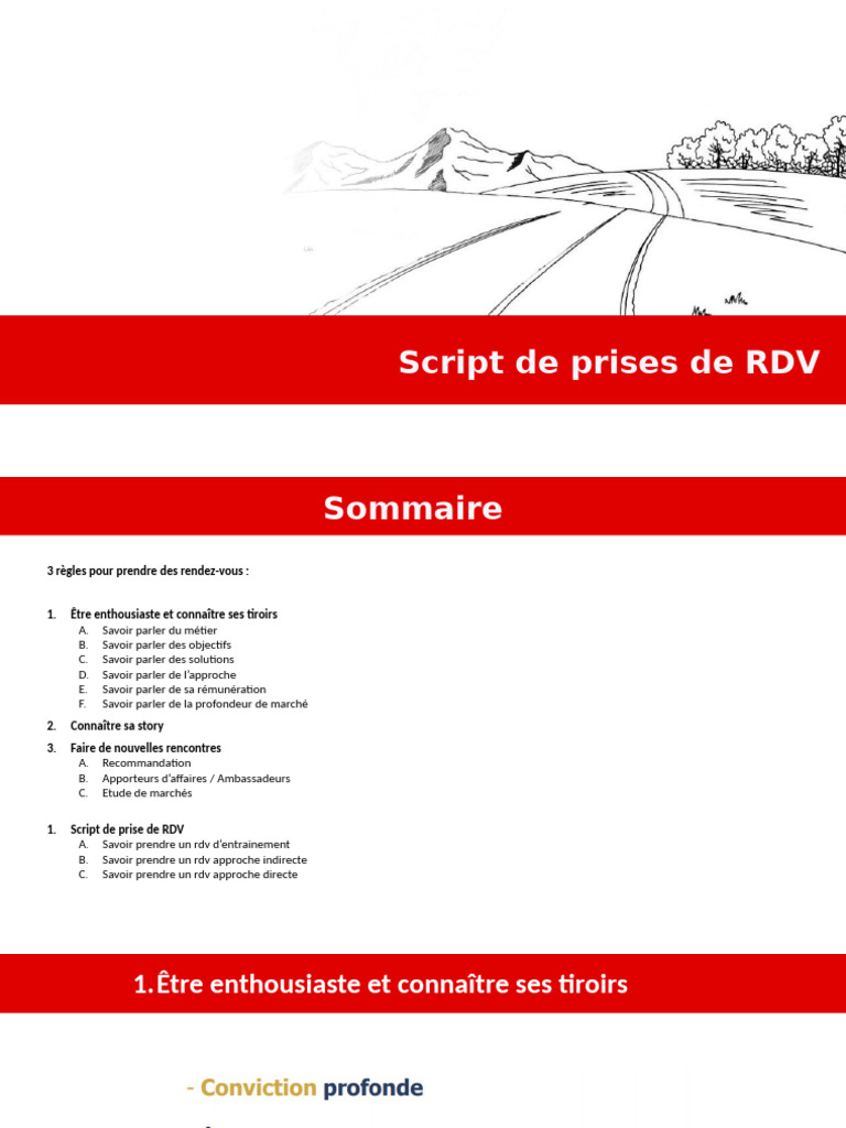Script Prise de RDV | PDF | Banques