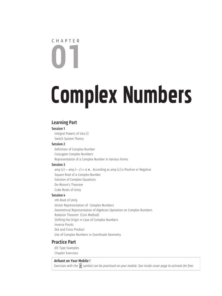 Purely Imaginary Complex Numbers | PDF | Complex Number | Numbers
