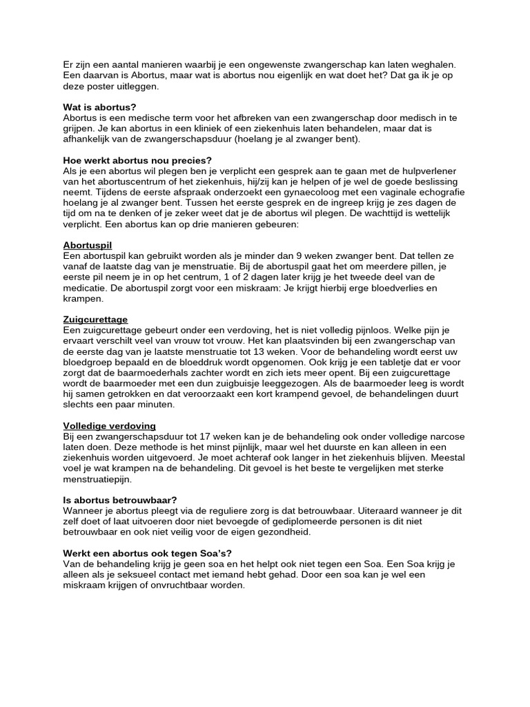 Abortus Poster Bio | PDF