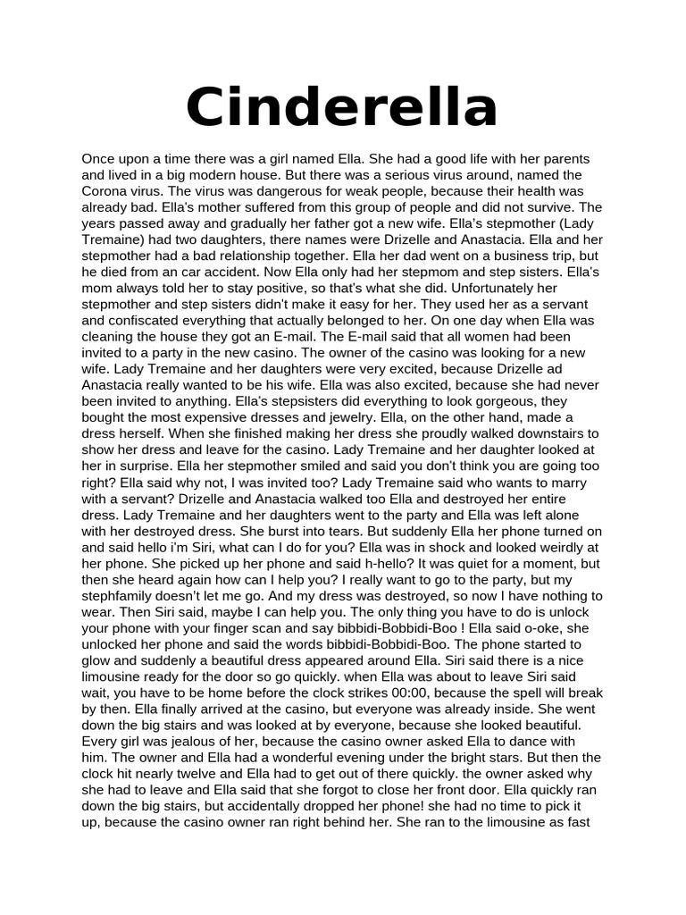 Cinderella Story English | PDF