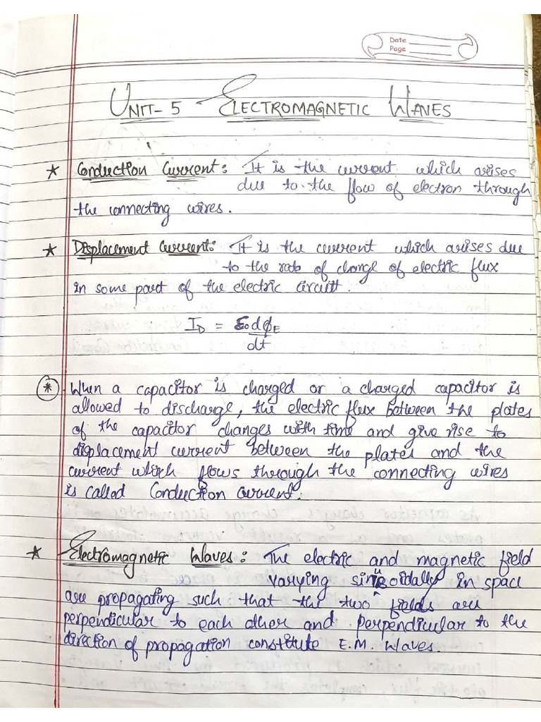 Unit 5 e M Waves | PDF