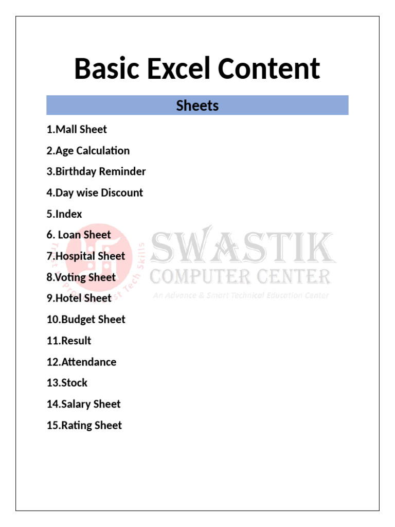 Essential Excel Formulas Guide | PDF