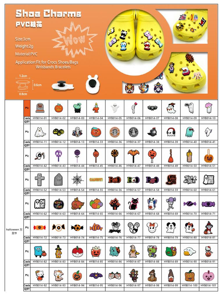 24.11 Regular PVC Charms Catalog | PDF