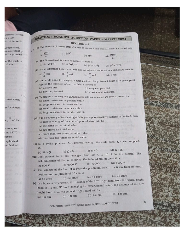 Paper Solution 01 | PDF