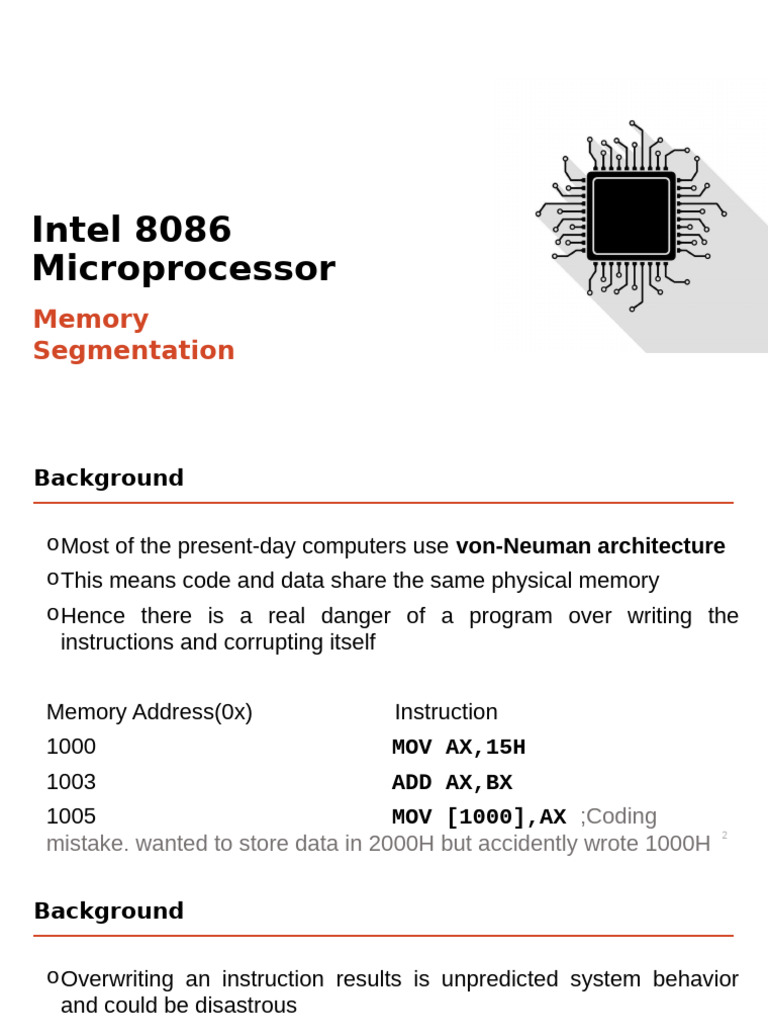 L4 8086 Segmentation | PDF | Integrated Circuit | Computer Data Storage