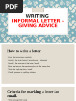 Letter of Advice | PDF