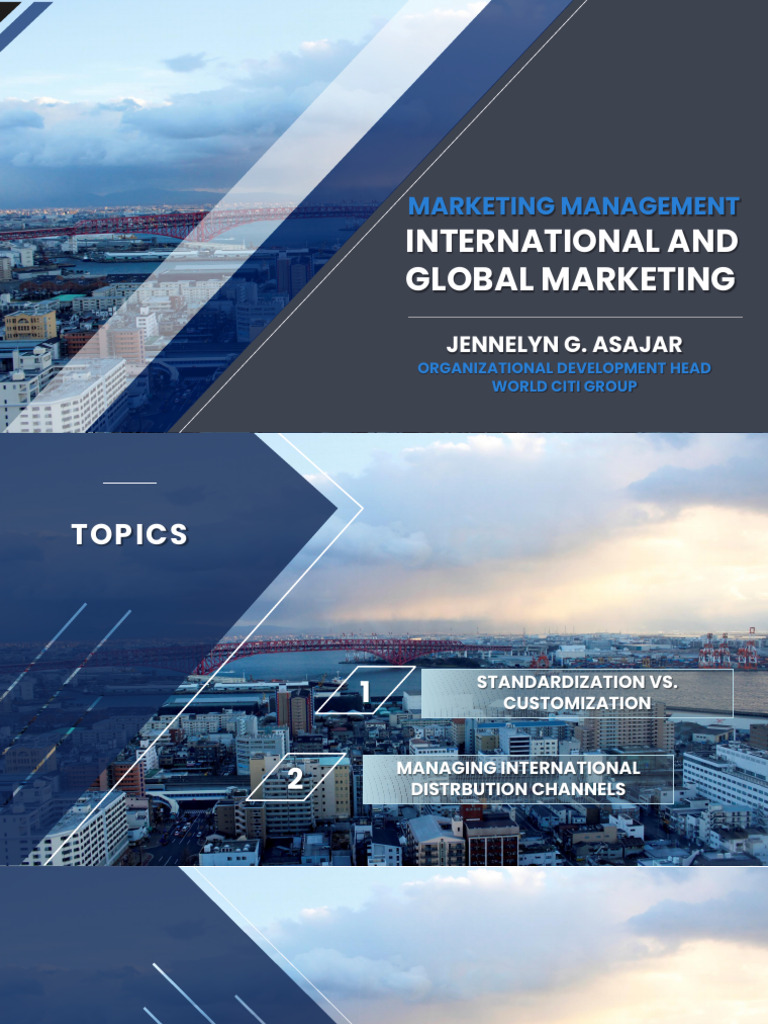 MODULE 6 Standardization vs Customization | PDF | Advertising | Marketing