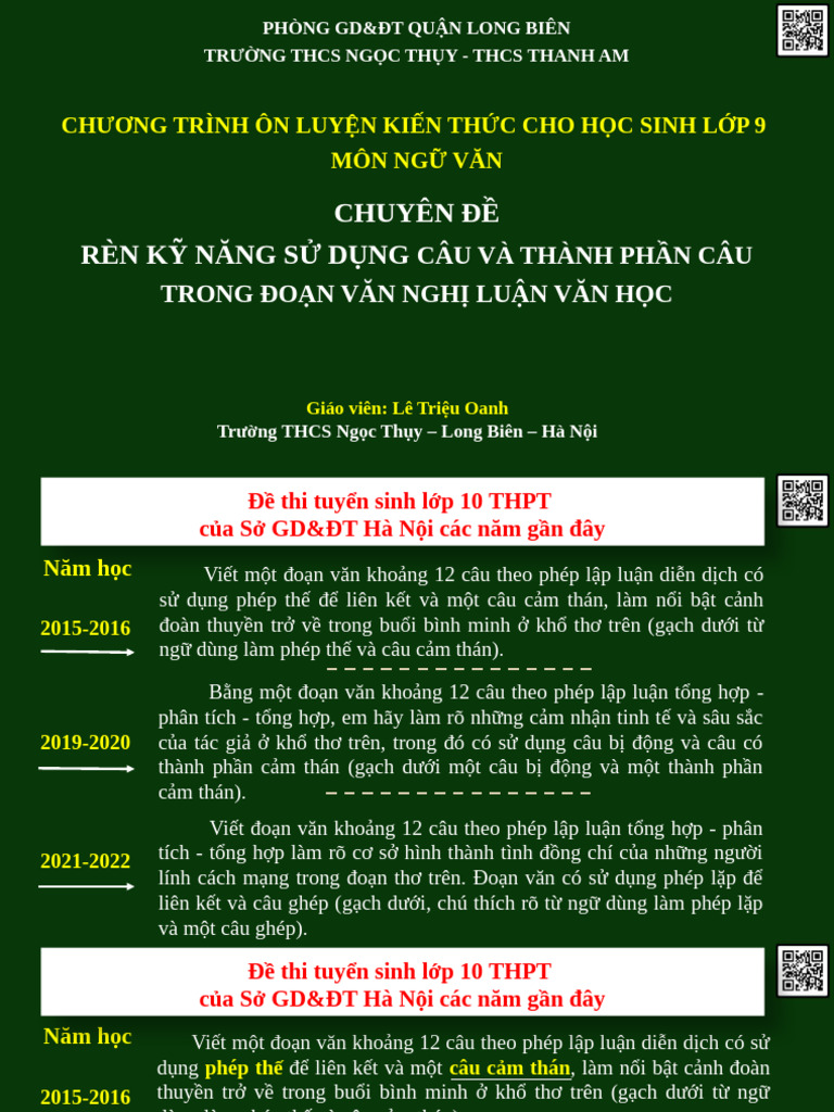 RKN S D NG Câu Và TP Câu Trong Đo N | PDF