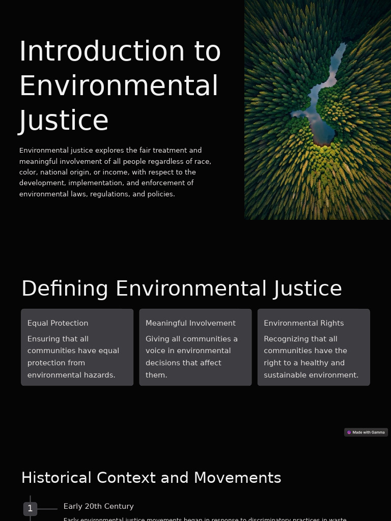 Introduction To Environmental Justice | PDF | Superfund | Natural ...