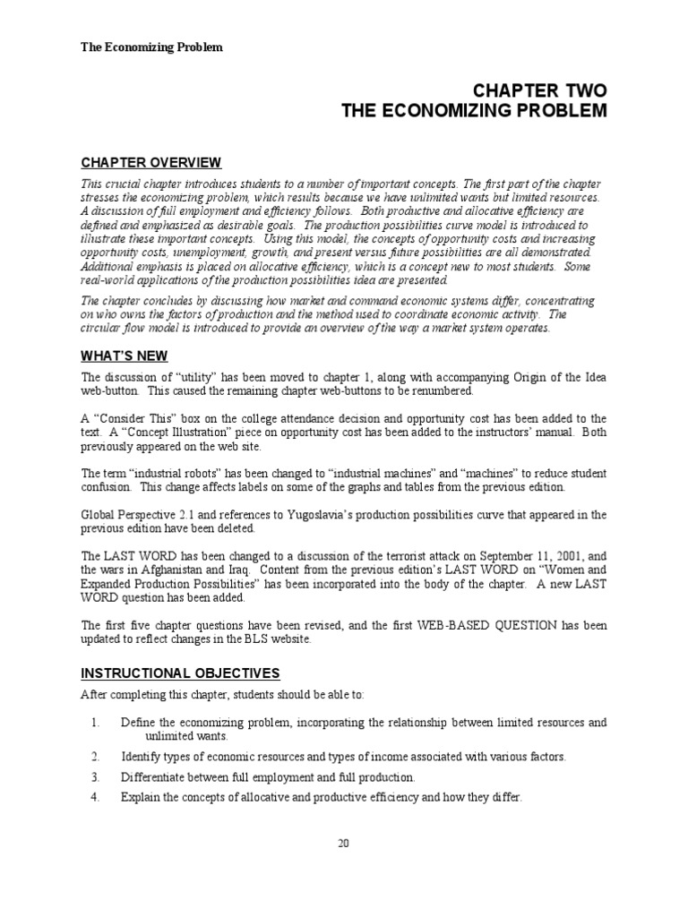 Lecture Notes 2 | PDF | Factors Of Production | Economics
