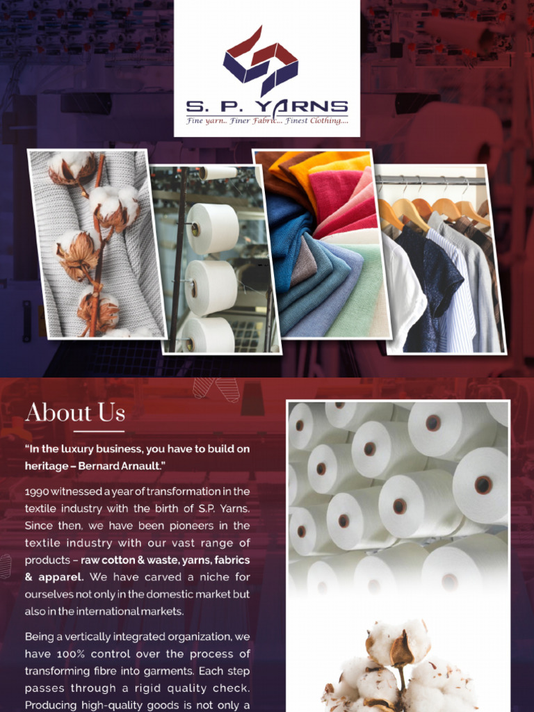 S.P. Yarns Brochure-10 | PDF