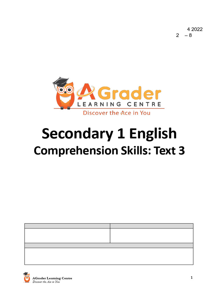 (Student) Week 24 2022 - S1 Comprehension Text 3 (Guided Practice ... (Student) Week 24 2022 - S1 Comprehension Text 3 (Guided Practice ...