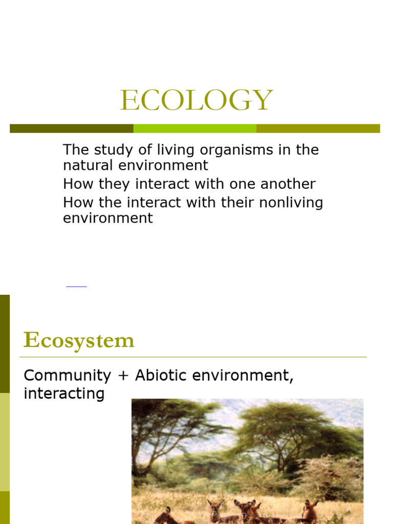 0. Reading Ecology | PDF | Ecological Niche | Herbivore
