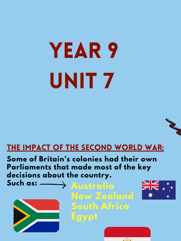 History Y9 Unit7 | PDF