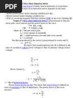 Three Phase Induction Motor Formulas | PDF | Electric Motor ...