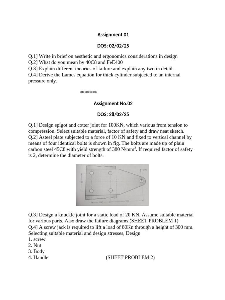 FH2025 MD Assignment 1 2 & 3 | PDF