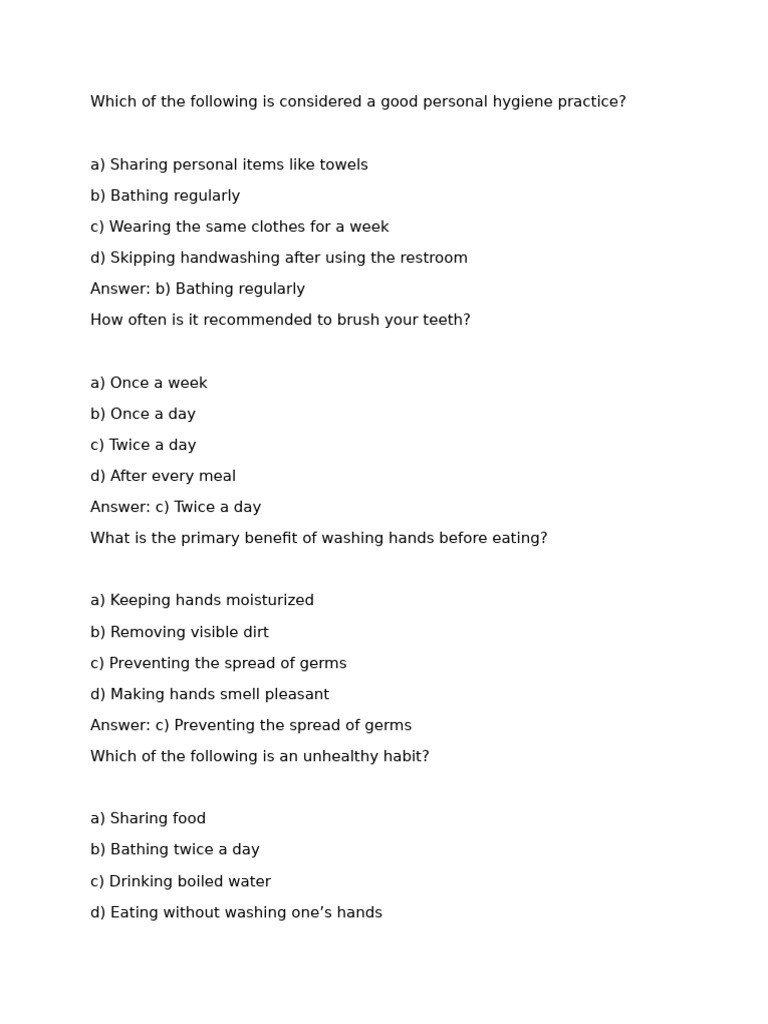 Document | PDF | Hygiene | Hand Washing