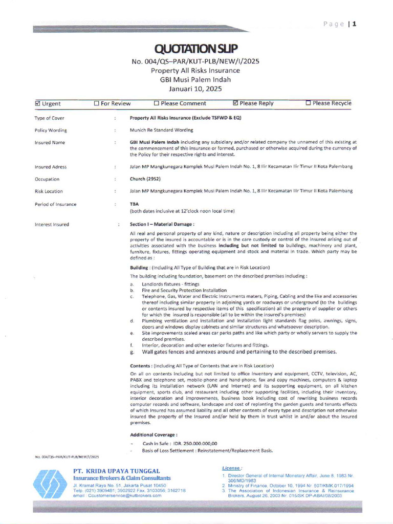 QS. 004 PAR - GBI Musi Palem Indah | PDF