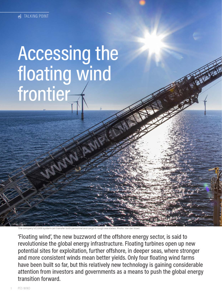Accessing The Floating Wind Frontier 1691520375 | PDF | Offshore Wind Power | Wind Farm