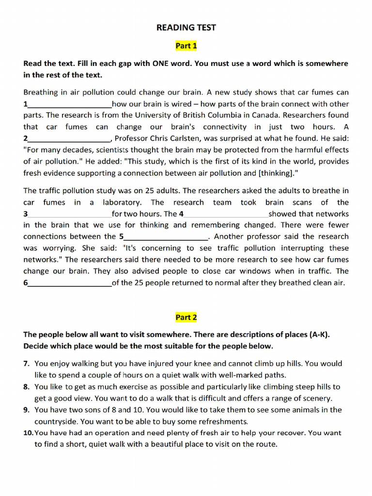 Reading - Full | PDF