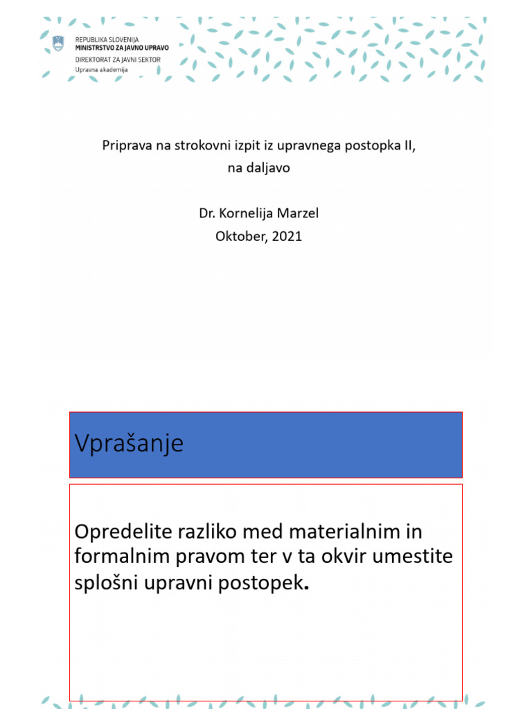 Predstavitvene Prosojnice 2 - Kornelija Marzel | PDF