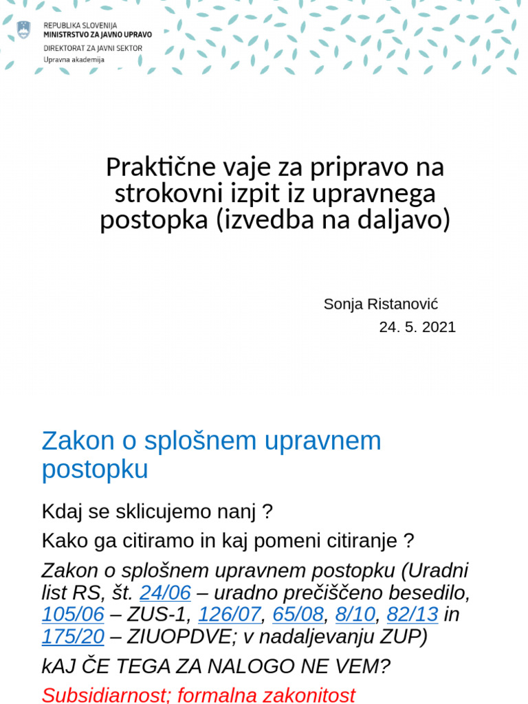 Predstavitvene Prosojnice 3 - Sonja Ristanović | PDF