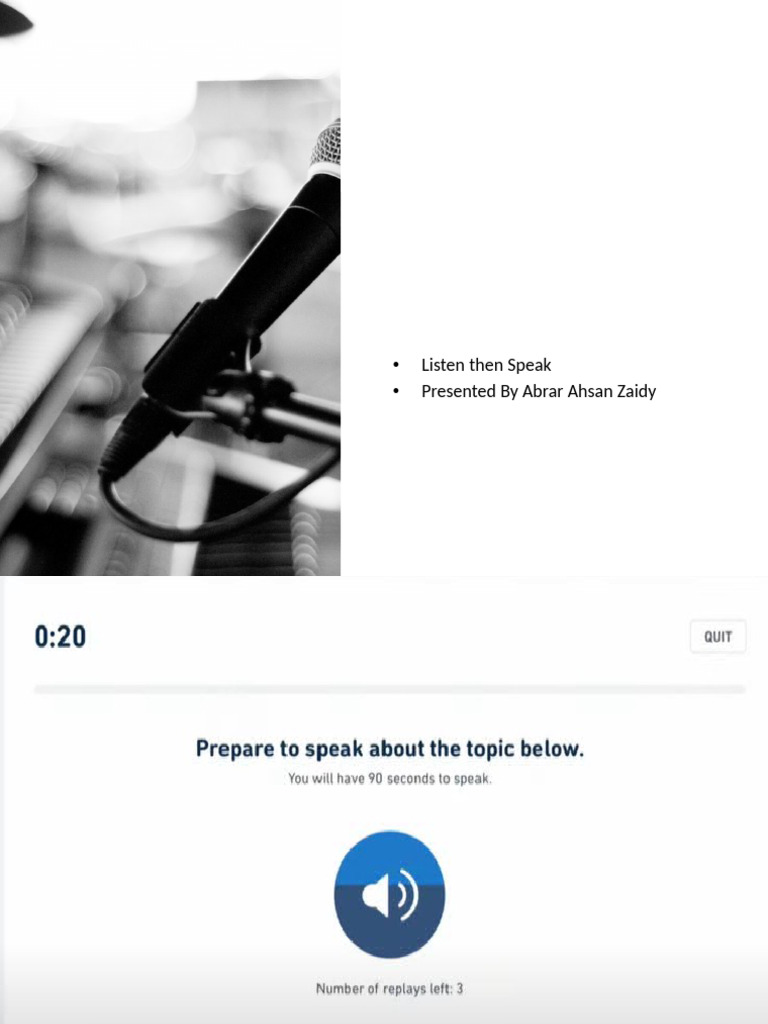 Duolingo Lecture 12 Listen Then Speak | PDF