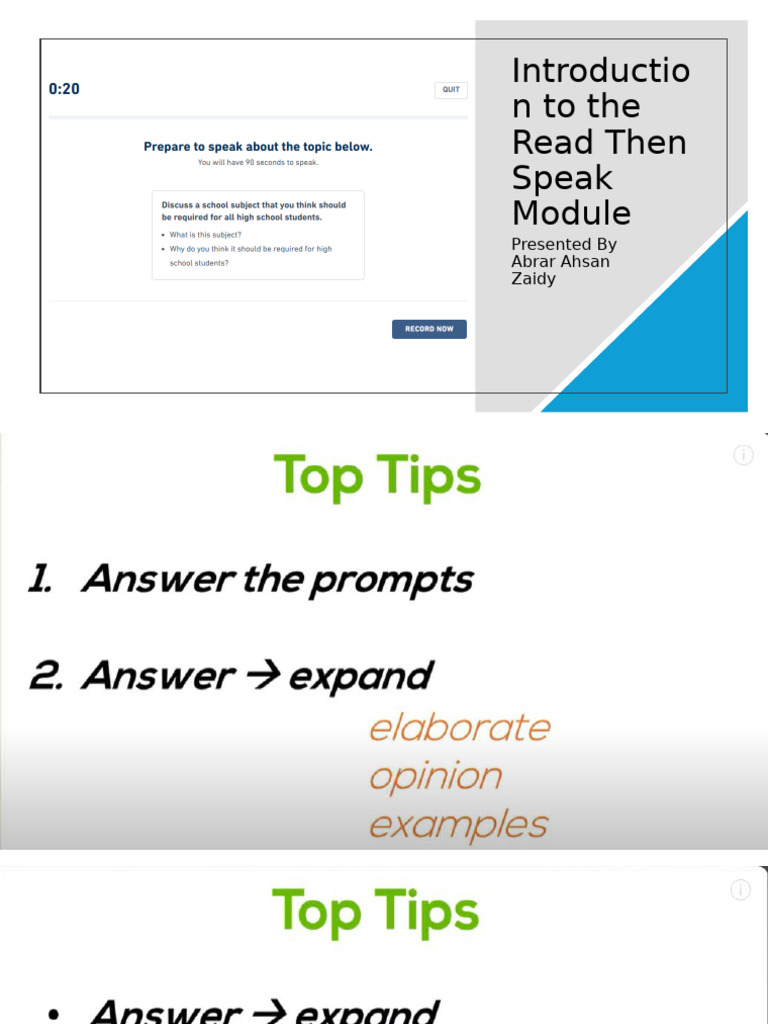 Duolingo Lecture 11 Read Then Speak | PDF