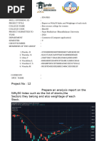Nifty 50 Stocks List | PDF | Economy Of India | Companies
